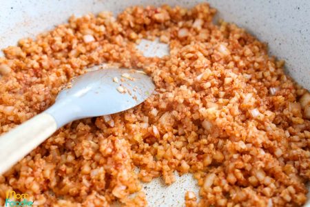 Spanish Cauliflower Rice - Mom Foodie