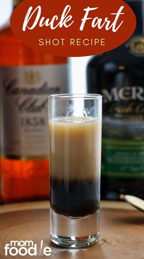 Duck Fart Shots - Layered Drink - Mom Foodie