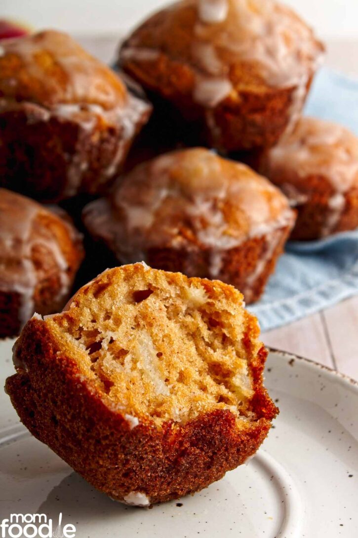 Baked Apple Fritters Recipe - Mom Foodie