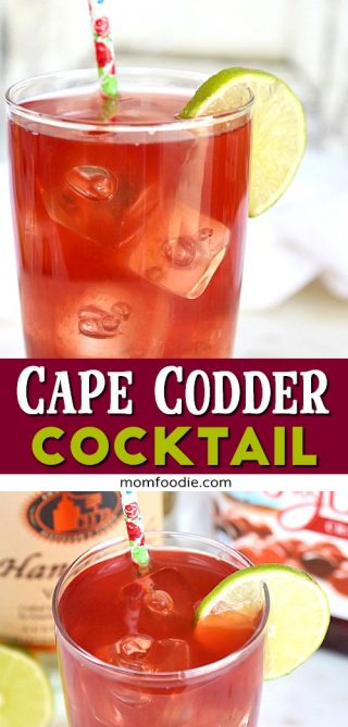 Cape Codder Cocktail - Make this Classic Cocktail at Home! - Mom Foodie