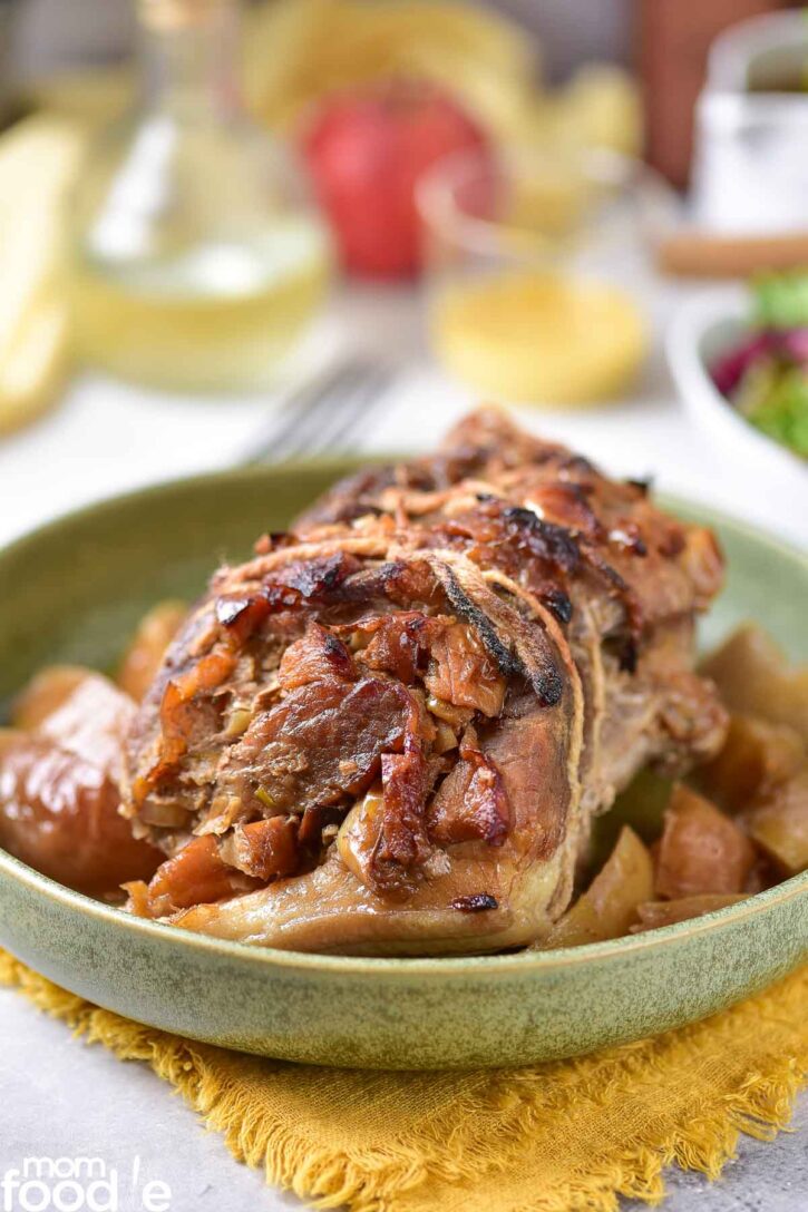 Apple Stuffed Pork Roast - Mom Foodie