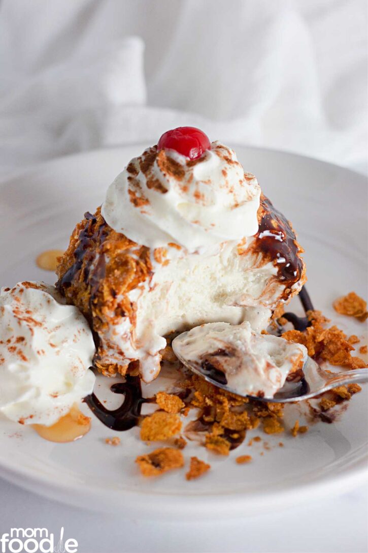 Mexican Fried Ice Cream Recipe - Mom Foodie Mexican Fried Ice Cream Recipe - Mom Foodie
