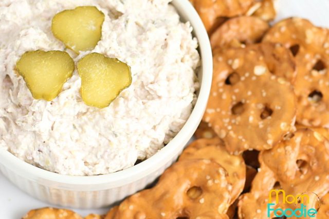 Ham Pickle Dip Easy Dip Recipe Great Way To Use Up Leftover Ham