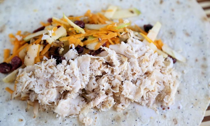 New England Harvest Turkey Wrap Recipe - Mom Foodie