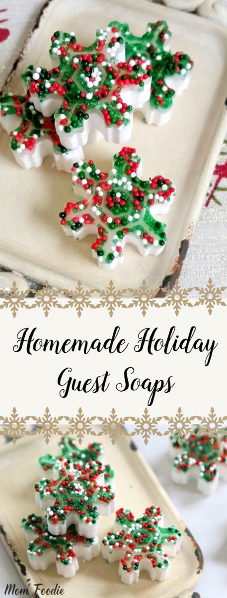 Homemade Holiday Guest Soaps: Easy DIY Gifts for Christmas - Mom Foodie