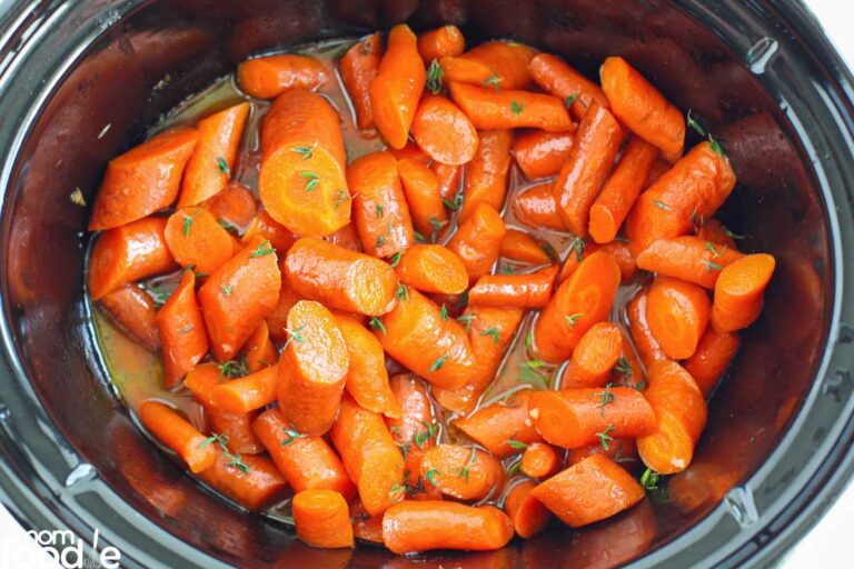 Crock Pot Glazed Carrots Recipe Mom Foodie