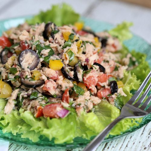 Italian Tuna Salad Recipe - Keto Lunch Idea - Mom Foodie