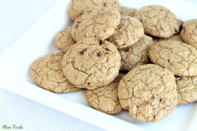Mocha Chip Cookie Recipe with Brown Butter - Mom Foodie