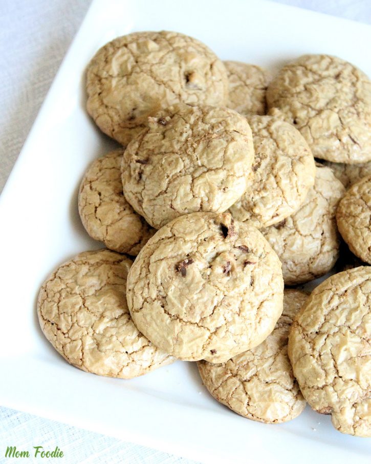 Mocha Chip Cookie Recipe with Brown Butter - Mom Foodie