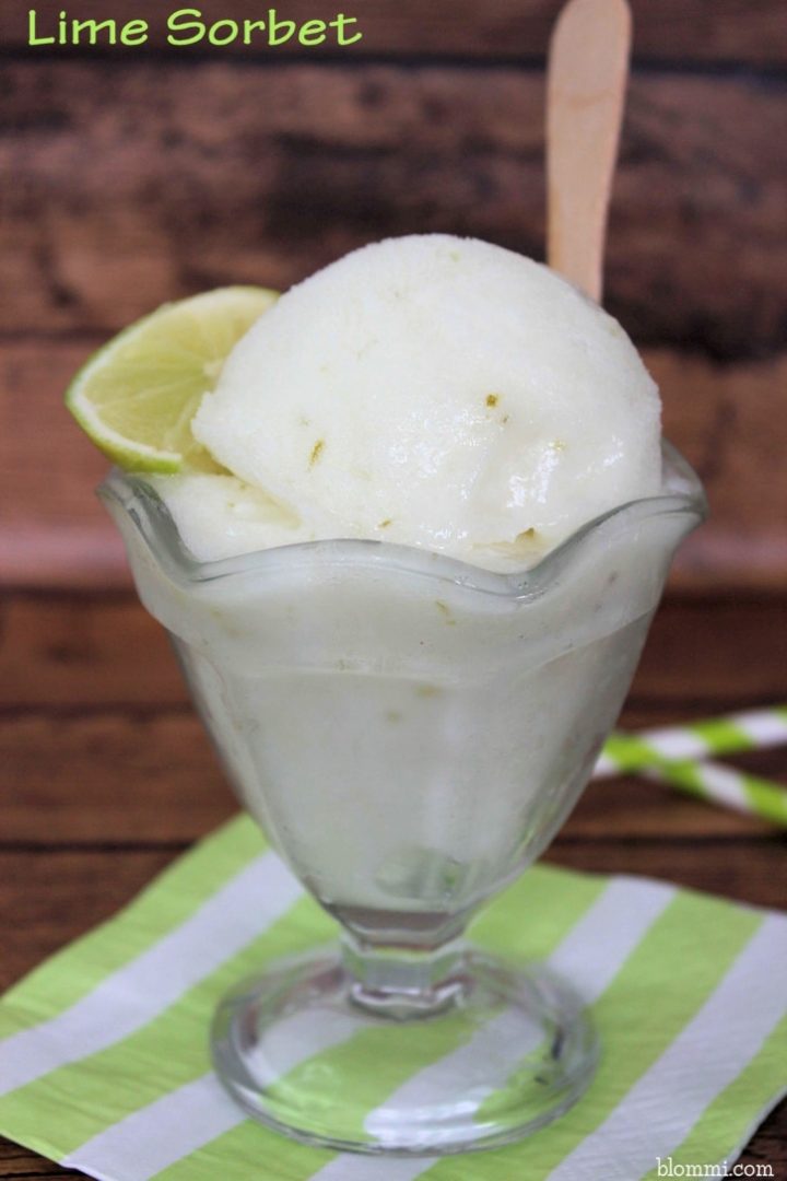 Lime Sorbet Recipe - Mom Foodie