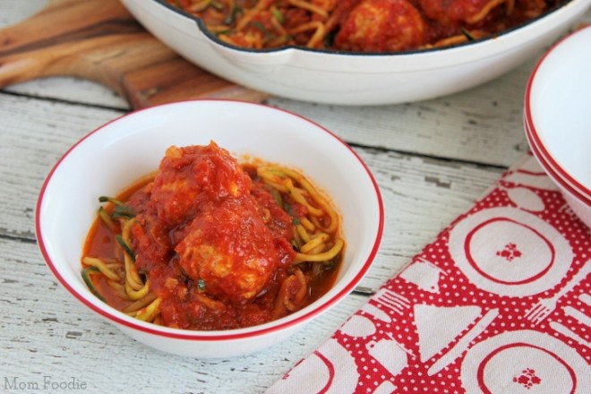 Low Carb Spaghetti and Meatballs : Grain-free, Gluten-free, Low-fat ...
