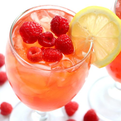 Raspberry Iced Tea - Homemade Fresh Raspberry Sweet Tea Recipe