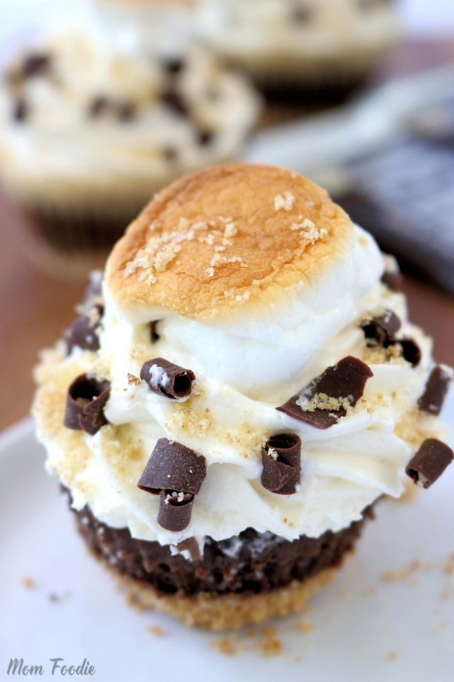 S'mores Cupcakes - The Perfect Summer Cupcake Recipe