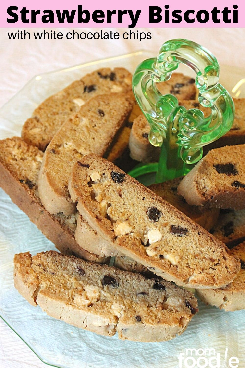 White Chocolate Strawberry Biscotti Recipe