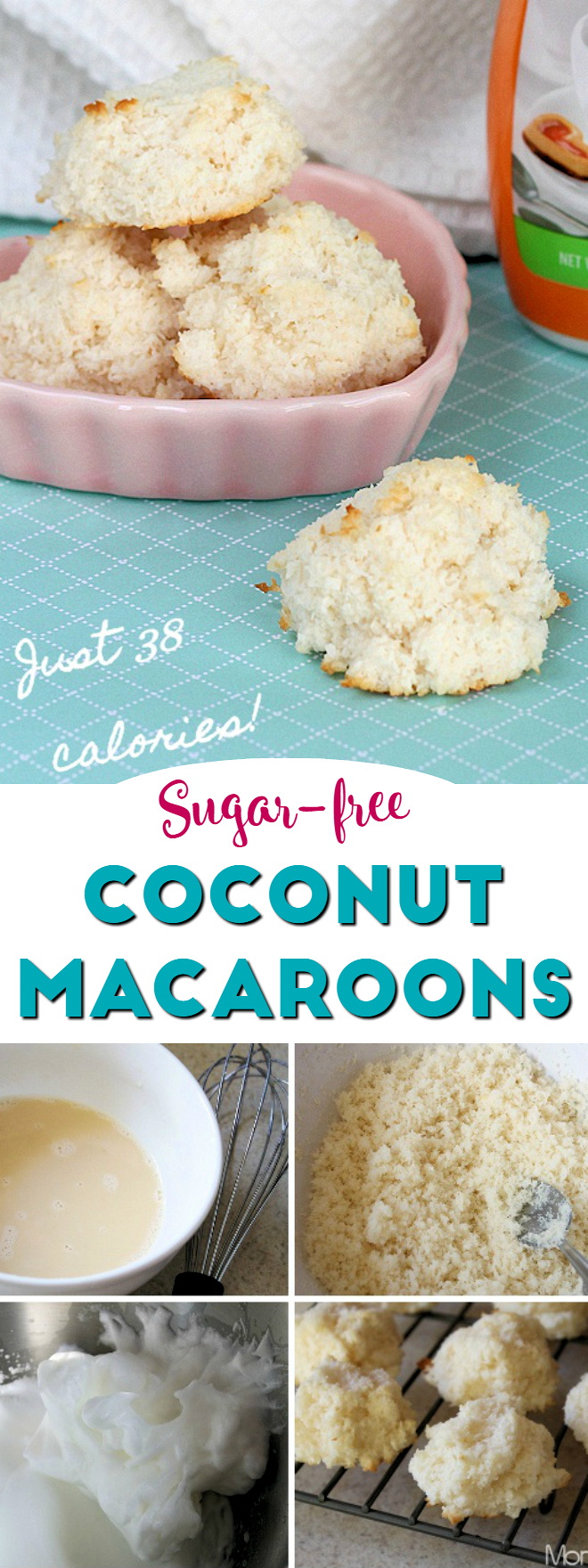 Sugar-free Coconut Macaroons Recipe: Gluten-free Low Calorie