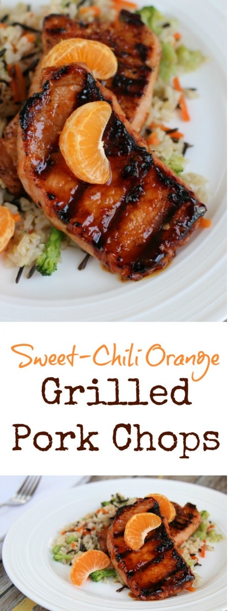 Sweet Chili-Orange Grilled Pork Chops Recipe - Mom Foodie