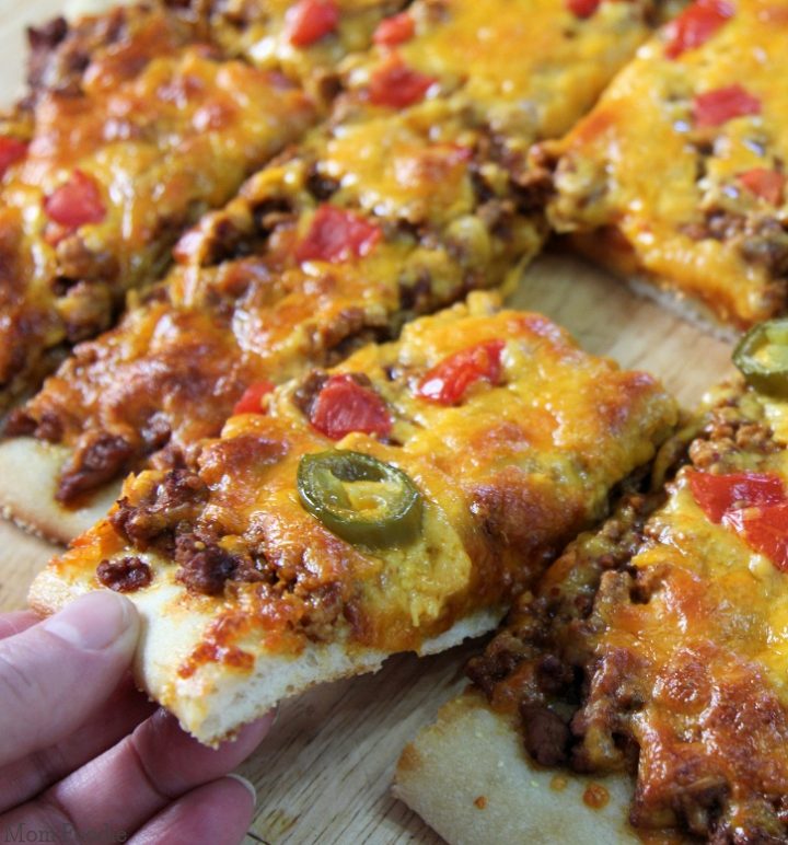 Taco Pizza Recipe Mom Foodie