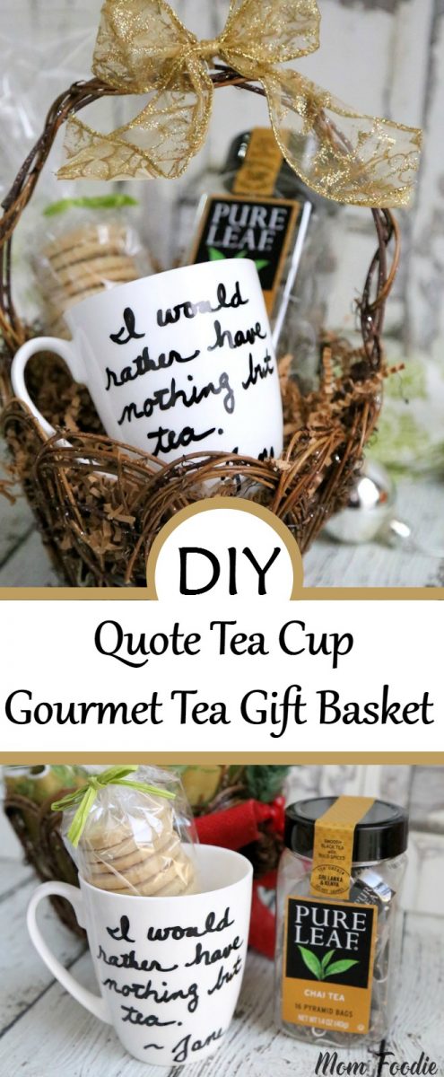 Gourmet Tea Gift Basket with DIY Personalized Tea Cup