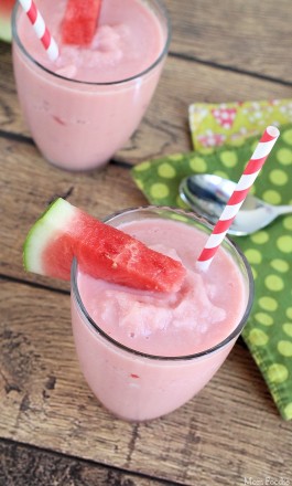 Watermelon Milkshakes | Vegan Milkshake Recipe - Mom Foodie