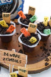 Zombie Halloween Party Treats: "Pick Your Brain" and Zombie Pudding ...