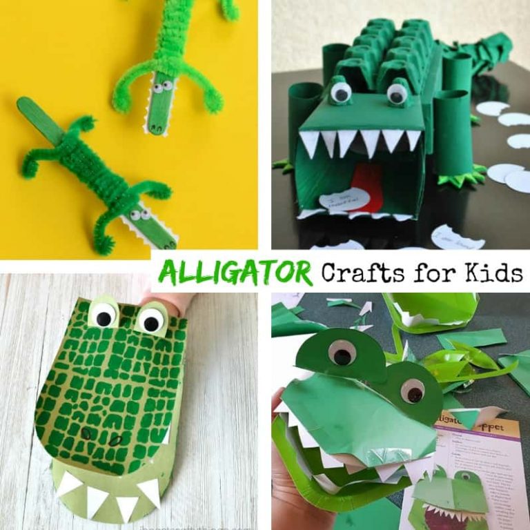 Alligator Crafts for Kids: 8 Exciting Alligator Craft Projects - Mom Foodie