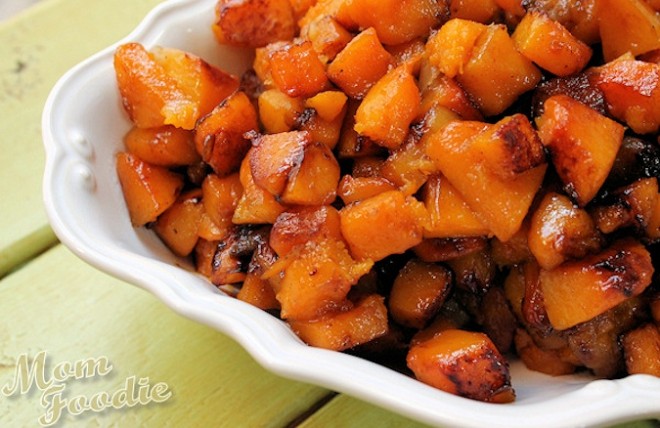 Pan-Fried Butternut Squash with Garam Masala - Mom Foodie
