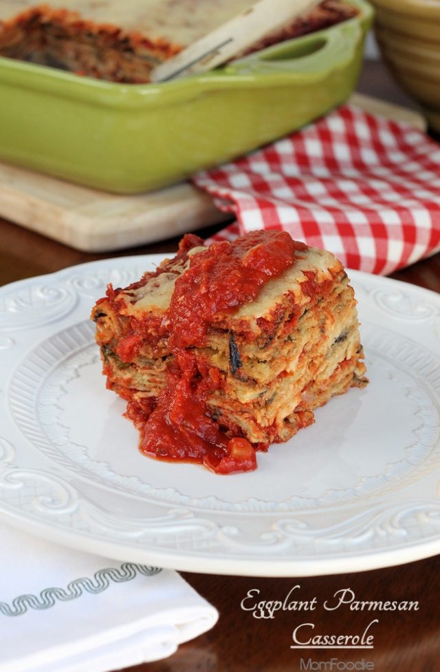 Eggplant Casserole Baked Eggplant Parmesan Recipe Mom Foodie