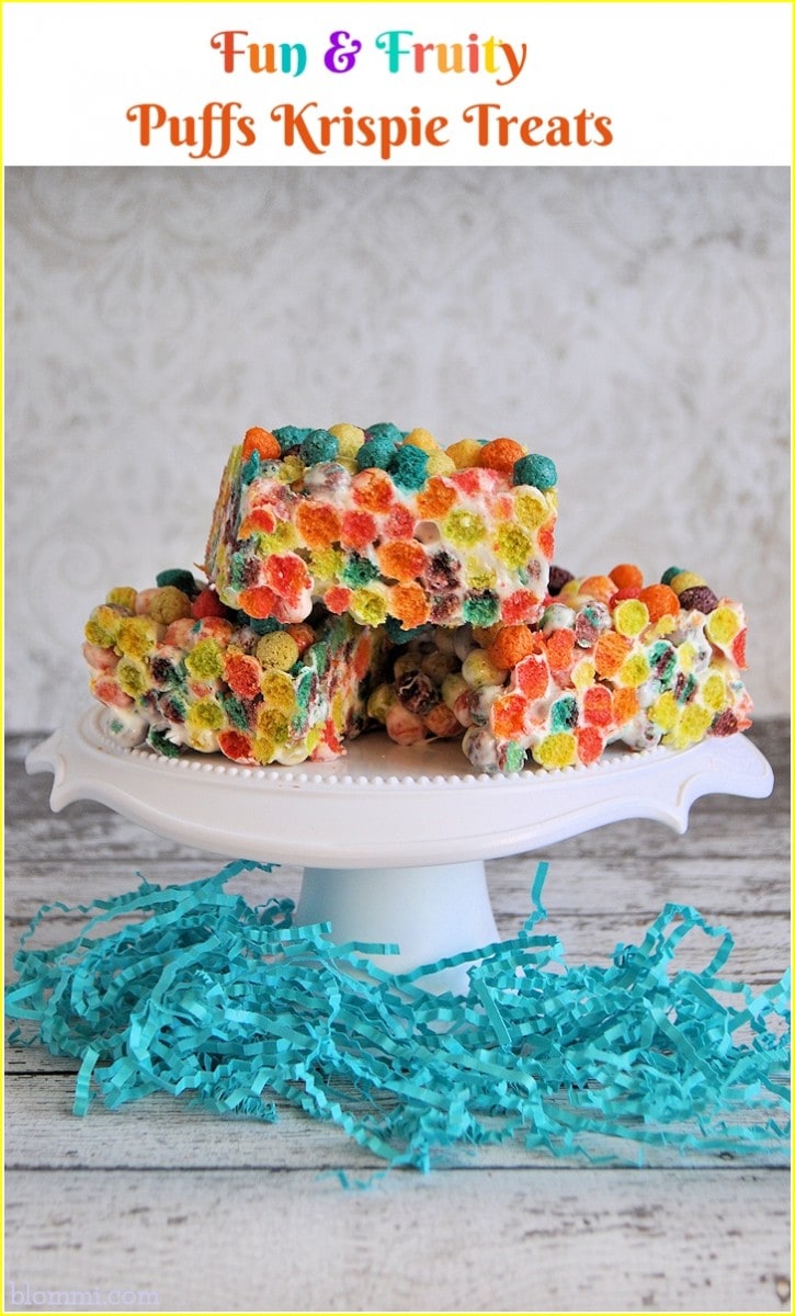 Fruity Puffs Treats Recipe: A Fun Spring Dessert - Mom Foodie