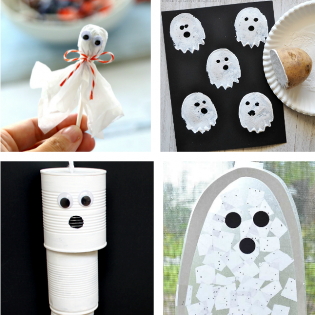 15 Halloween Ghost Crafts for Kids - Mom Foodie