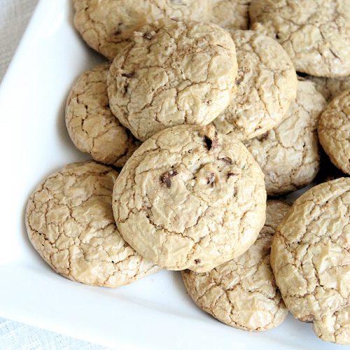 Mocha Chip Cookie Recipe with Brown Butter - Mom Foodie