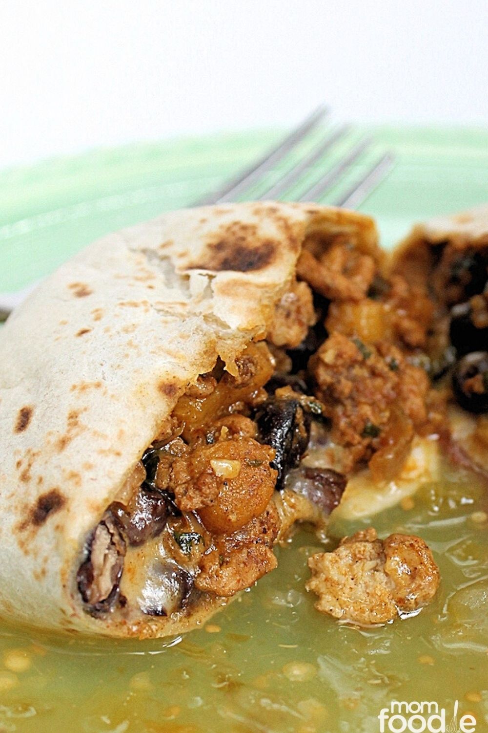Turkey Pumpkin Burritos with Black Beans - Mom Foodie