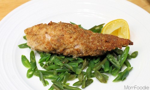 Walnut Crusted Chicken with Parmesan - Mom Foodie